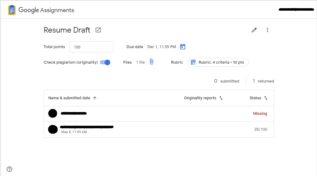 Google Assignments in Moodle – Teaching Resources